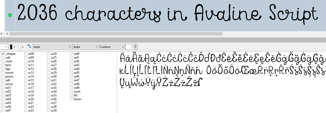 Schriften mit vielen Stylistic Sets - Seite 2 - Welche Schrift passt ...